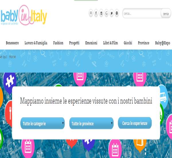 BabyinItaly, portale per le famiglie, apre sezione città di Venezia