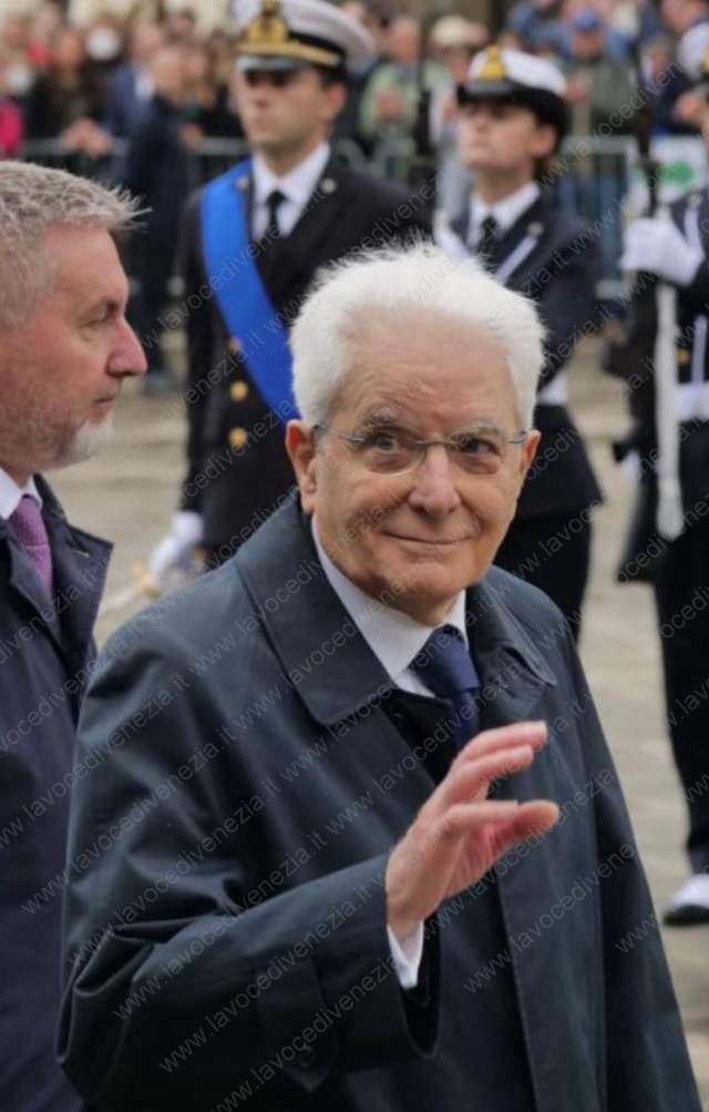 Sergio Mattarella a Venezia per i 60 anni della Francesco Morosini